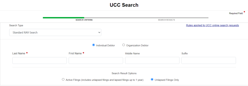 How To Do A Missouri UCC Search - MissouriBusiness.net